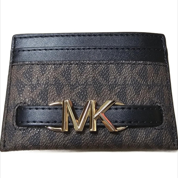 Michael Kors | Bags | Michael Kors Brownblack With Gold Hardware Mk ...